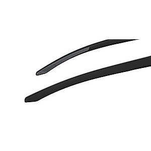 UA Hustle Rectangular Sunglasses, Matte Black Frame w/ Polarized Gray Lenses