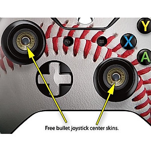 WraptorSkinz Decal Style Vinyl Skin Wrap compatible with XBOX One Original Wireless Controller Baseball - (CONTROLLER NOT INCLUDED)