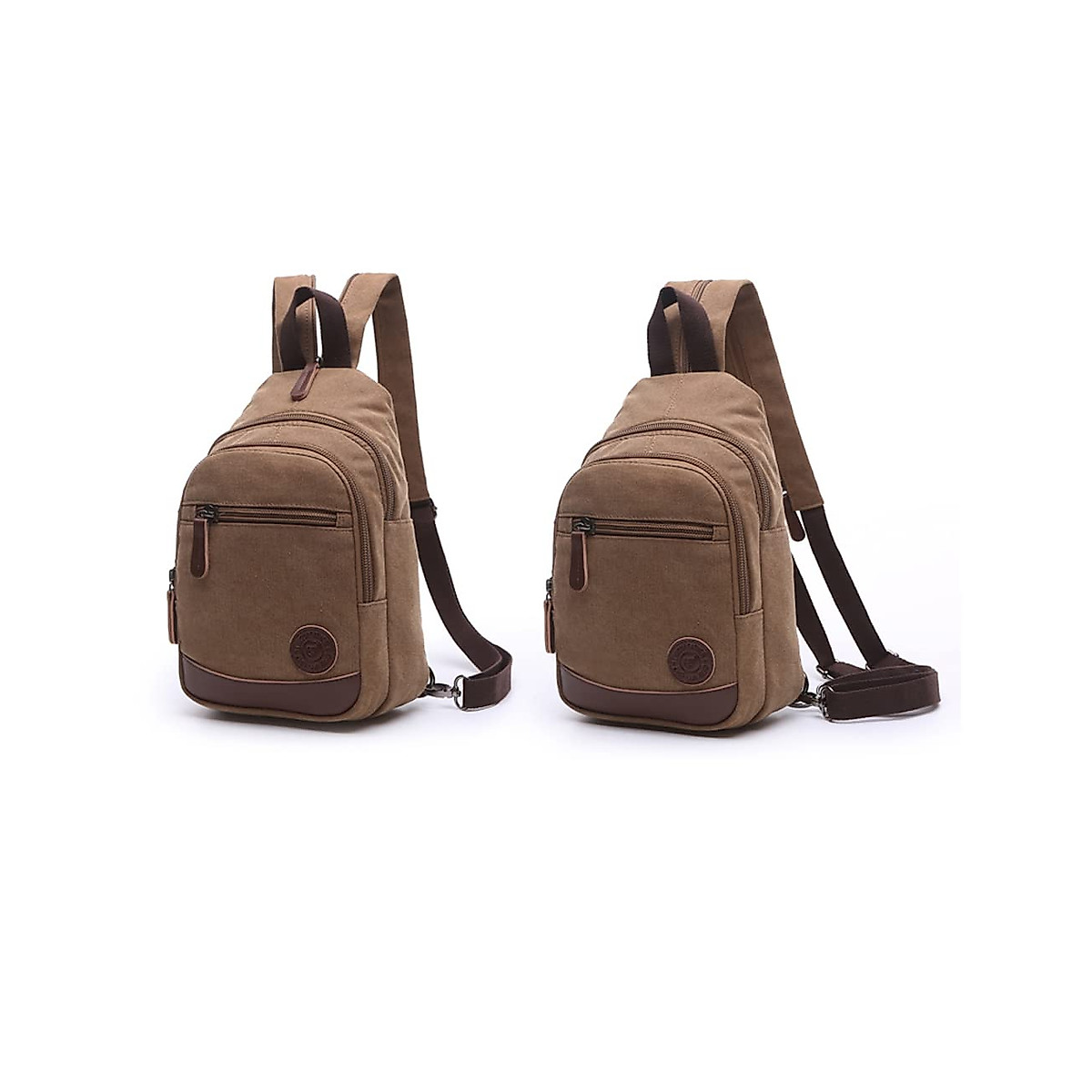 UISKOOPW Sling Bag Small Crossbody Backpack Casual Daypack for Women Men