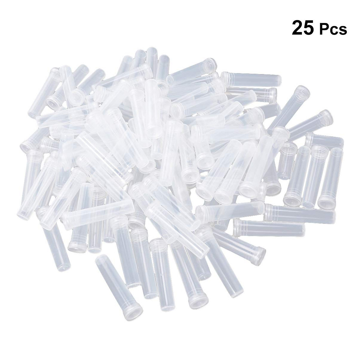 EXCEART 25pcs Single Flower air Plants carafes Florist Supplies Small Terrarium Waterbottle hydroponic Terrarium Plastic air hydroponic vase White 100pcs Water Tube