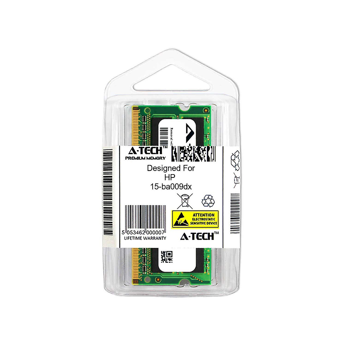 A-Tech 8GB Module for HP 15-ba009dx Laptop & Notebook Compatible DDR3/DDR3L PC3-12800 1600Mhz Memory Ram (ATMS374768B12351X1)