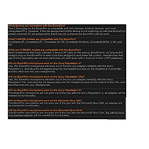 V-MODA BoomPro Microphone Detachable Flexible Boom Microphone for Headphones