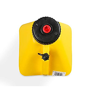 Mr. Gasket 36951G Utility Jug 5 Gal Yellow W/Hose Square