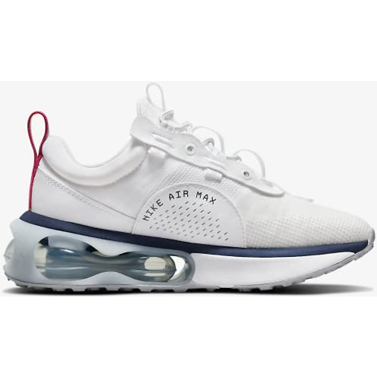 Nike Women's Air Max 2021 100, White/Thunder Blue/Pure Platinum/Archaeo Pink, 7 M US