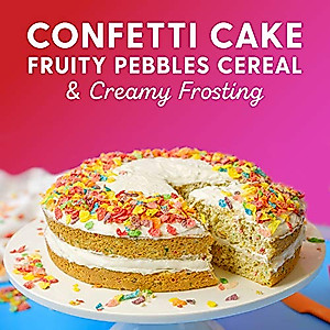 Duncan Hines Epic Fruity Pebbles Cake Mix Kit, 28.5 oz, 1 Count