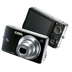 GE E1040 10MP Digital Camera with 4x Optical Zoom (Black)