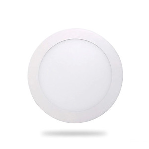 AIKUZ Ultra-Slim Round LED Ceiling Spotlight 3W/6W/9W/15W 3 4 6-inch Flat Panel Light Embedded Integrated LED Panel Light Panel Light for Kitchen Staircase Etc Indoor Lighting Ultra Slim (Color : Col