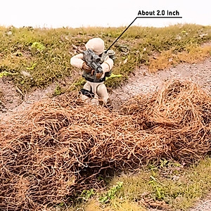 Warmtree Simulation Grass Miniature Static Grass Model Grass Diorama Supplies Artificial Grass for Diorama Materials Train Landscape Railroad Scenery Sand Military Layout Model