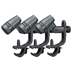 Sennheiser Pro Audio E604 Dynamic Cardioid Instrument Microphone Kit, 3-Pack