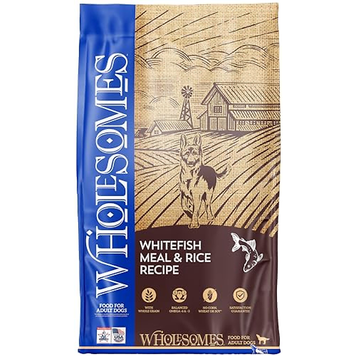Sportmix Wholesomes Fish Meal And Rice Dry Dog Food, 40 Lb.