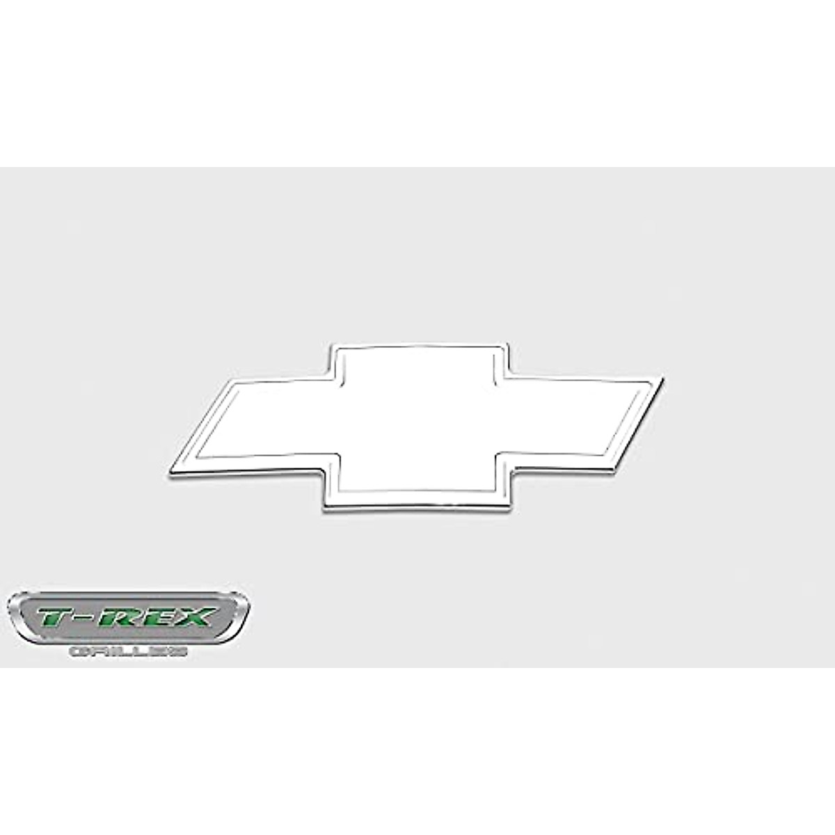 2007-2013 Silverado 1500, 07-10 HD Front Bowtie with Border, Polished, 1 Pc, Bolt-On - PN #19110