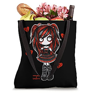 Spookscene Emo Girl Drawing Soft Goth Mall Goth Red Alt Cute Tote Bag