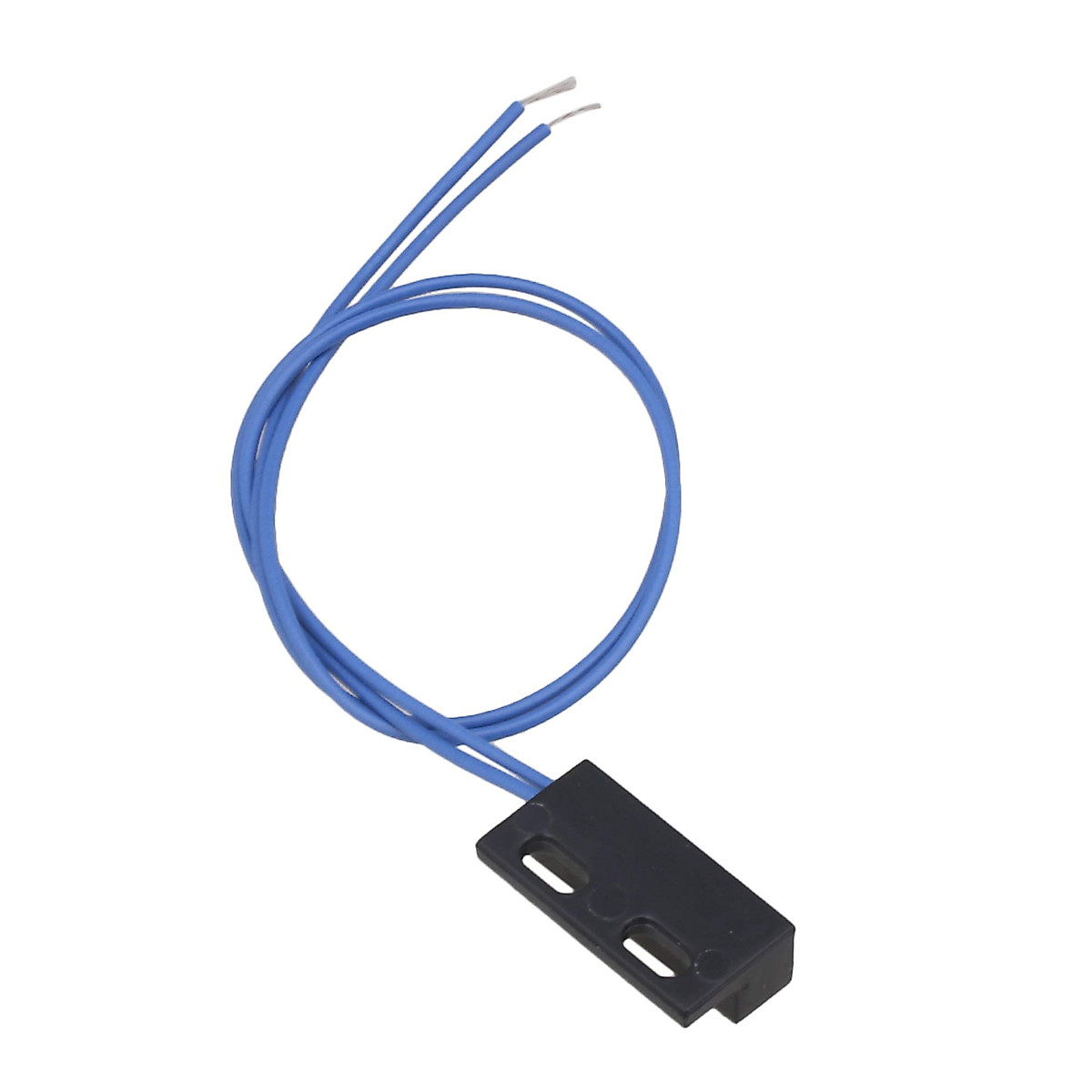 Bstinay AC110-220V Door Window Reed Switch Black Normally Open Magnetic Door Contacts Switch