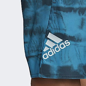 adidas Men's 2 Colored Tech Short Legacy Blue/Shock Cyan 28"