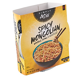Simply Asia Spicy Mongolian Noodle Bowl, 8.5 oz (Pack of 6)