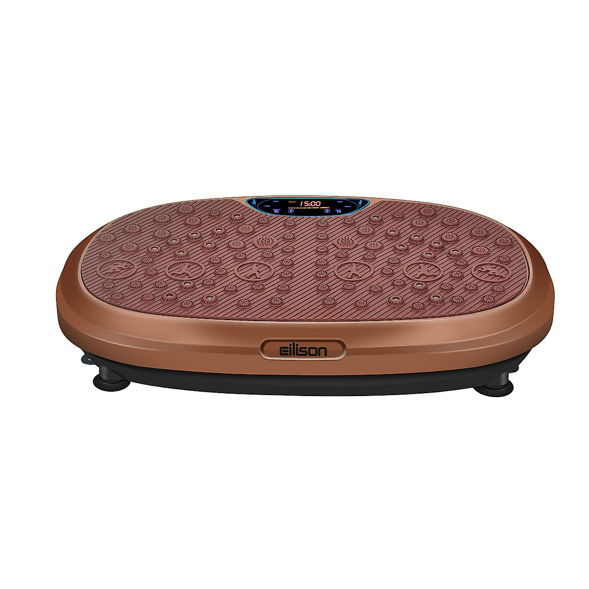 EILISON FitMax 3D XL Vibration Plate Exercise Machine - Whole Body Workout Vibration Fitness Platform w/Loop Bands - Home Workout for Lymphatic Drainage Machine for Weight Loss, Wellness, Recovery