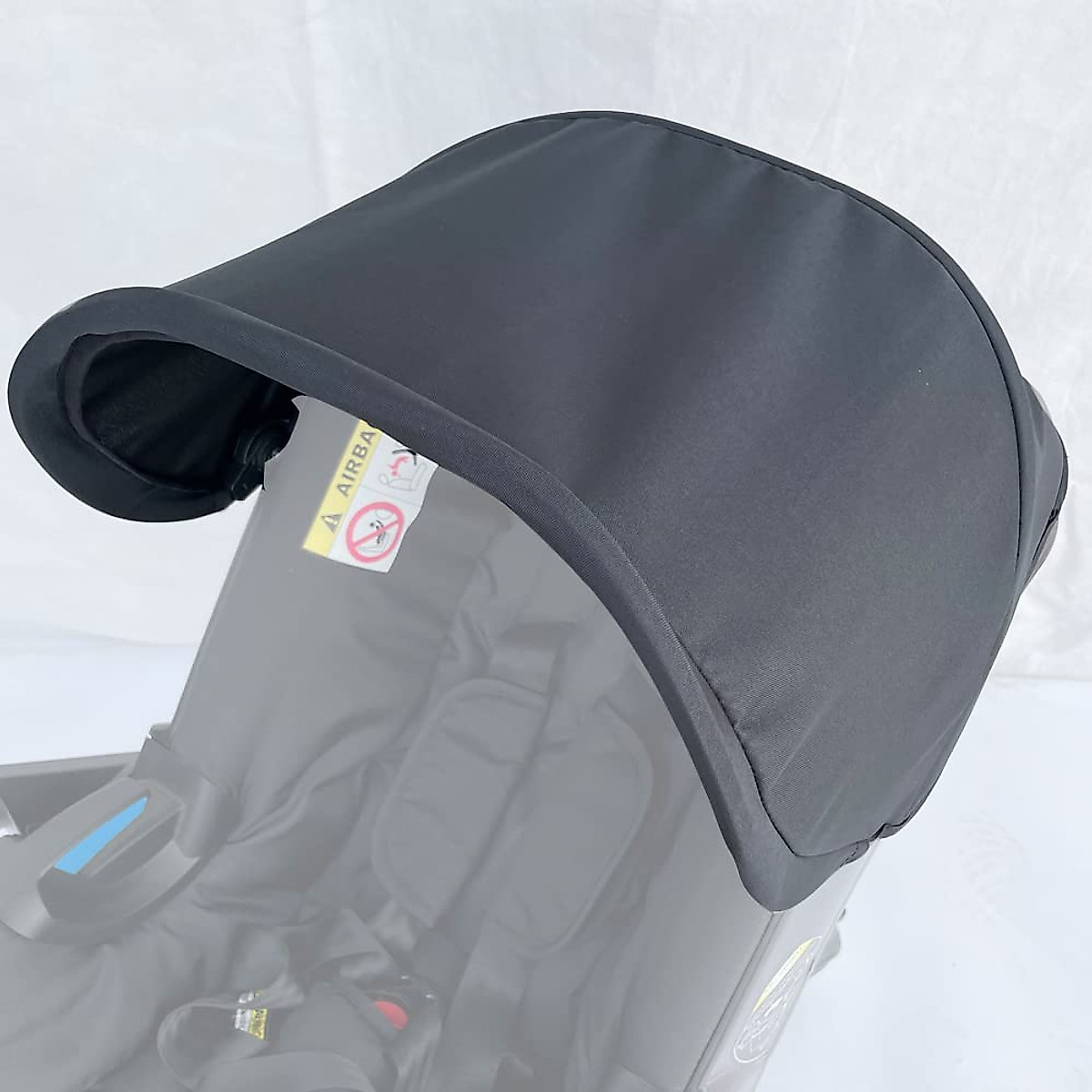 AICTIMO Stroller Replacement Accessories Canopy, Protection Shield, Textile Sun Shade Compatible with Doona Car Seat & Stroller (Black)