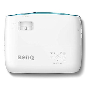 BenQ TK800 True 4K UHD HDR Home Entertainment Projector, DLP, 3000 Lumens, HMDI, Football Mode - White/Blue