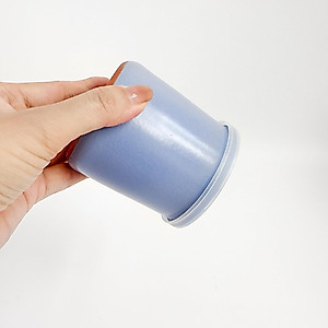 Yogurt Jar Lids for La Fermiere (24pcs) - Plastics Jar Lids for La Fermière Yogurt Jars, 4.9oz La Fermière Lids with Sealing plastic lids