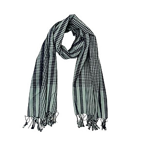 Cambodian Hands Scarfs for Women/Men (Blue)