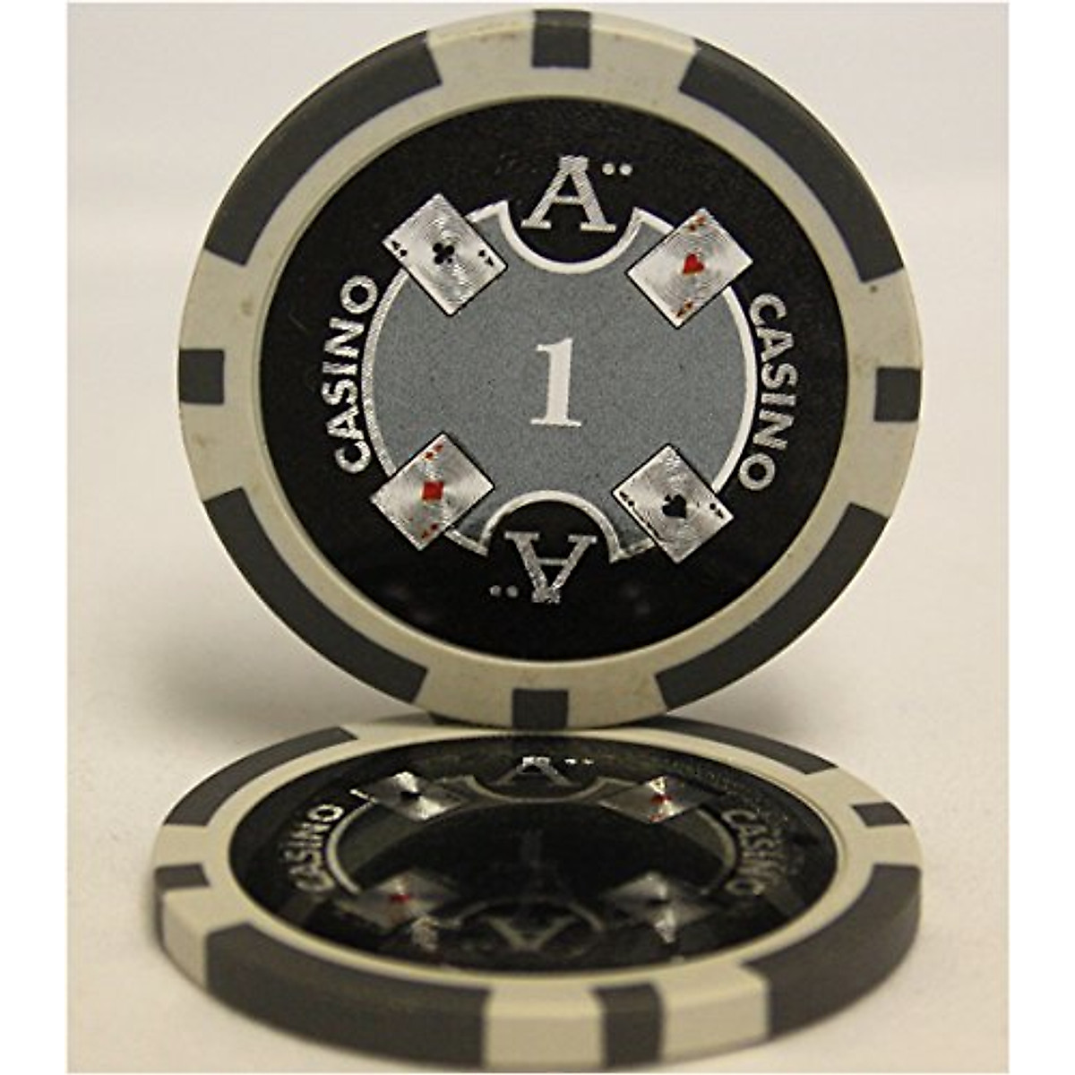 MRC Poker 1000pcs Ace Casino Laser Poker Chips Set with Acrylic Case Custom Build