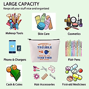 FOTAP Nemo Dory Movie Cosmetic Bag Cartoon Character Lover Gift Nemo Dory Fish Fans Gift Animal Ocean Gift (Nemo Dory)