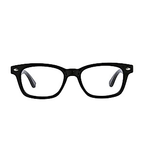 Peepers by PeeperSpecs Clark Blue Light Blocking Reading Glasses, Black +2.00