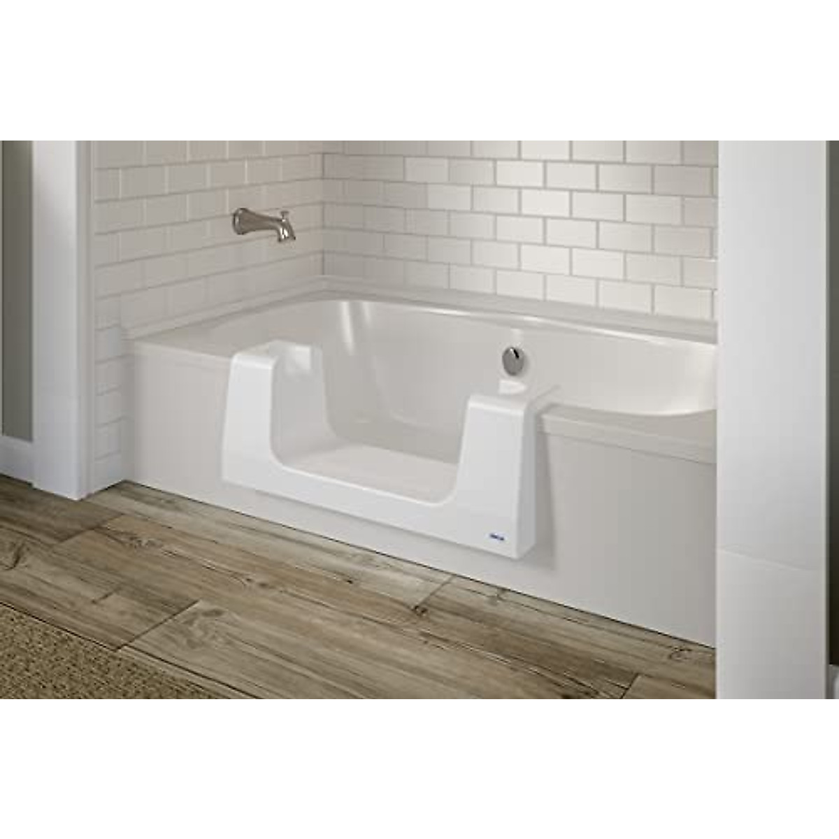 CleanCut Convertible Bathtub Accessibility Kit - Convert Existing Tub to Walk-In Tub (White, Size Large)