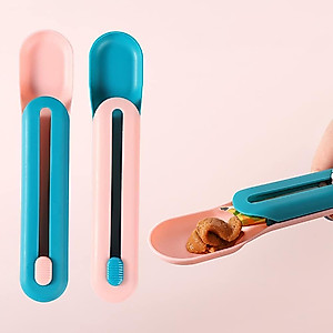 Cat Strip Squeeze Spoon, Wet Food Spoon Feeding Pet Food Spoon Cat Snack Spoon for Lickable Wet Cat Treats Pet Liquid Snack Feeding, Feeding and Watering Supplies, Cat Feeding and Watering Supplies