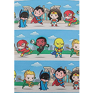 Loungefly DC Comics Superheroes Chibi Lineup Womens Double Strap Shoulder Bag Purse
