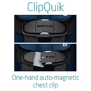 Maxi-Cosi Pria Max All-in-One Convertible Car Seat, Rear Facing Car Seat (4-40 lbs), Forward Facing Car Seat (22-65 lbs), High Back Booster Seat (40-100 lbs), Pure COSI, Tetra Blue