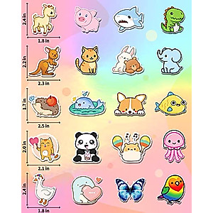 Zartores 300 PCS Cute Stickers for Kids, Water Bottle Stickers, Vinyl Stickers Waterproof Aesthetic Stickers Stickers Pack for Laptop Skateboard, Phone, Kawaii Animal Sticker for Teens, Girls