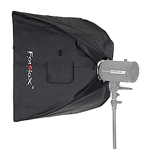 Fotodiox Pro Softbox, 24"x24" (24x24 in) with Speedring, for Bowens Gemini Standard, Classica Powerpack, R Series, Rx Series, and Pro Series Strobe Flash Light, Soft box, Speed Ring