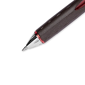 uni-ball RT Retractable Roller Ball Pens, Fine Point, Red Ink, Pack of 12