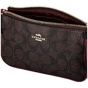 COACH Nolita 19 In Signature Canvas Bag Purse (Brown Red)