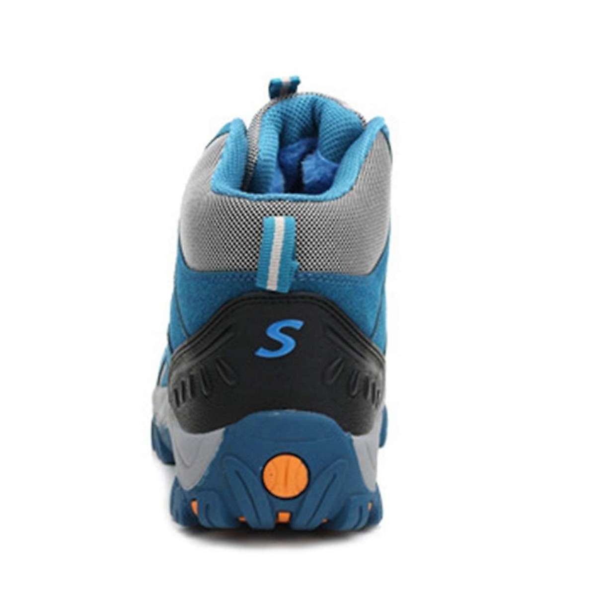 Women's Waterproof Hiking Boots Outdoor Running Trail Hiker High-top Non-Slip Casual Climbing Shoes Blue