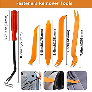 Car Clips Bumper Clips Shield Retainer Clips Plastic Rivets 1050PCS Automotive Push Pins Assortment Xmas Tree Fasteners Kit Most Common Sizes Auto Body with Removers for Ford Honda Chrysler GM