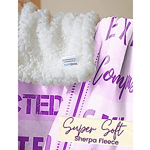 Boss Lady Gifts from Employees, Flannel Plush Blankets (50"x 60") Gift for Women on Boss Day, Birthday, Christmas, Retirement, Fuzzy Soft Bed Flannel Blankets-Difference Maker(Thick Version)