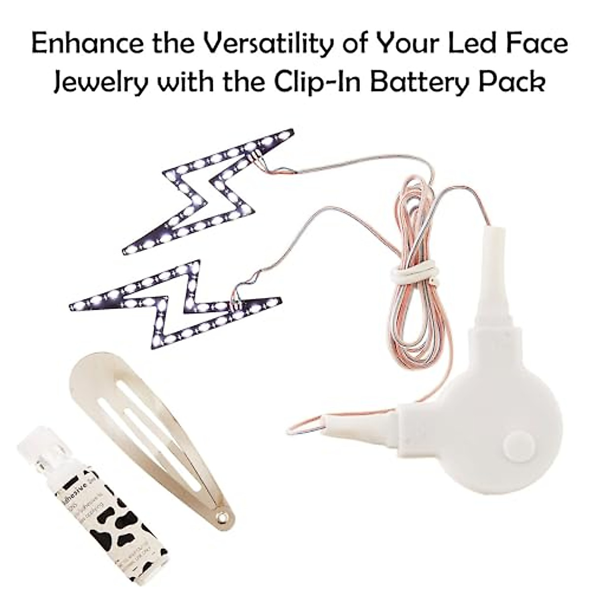 Neon Cowboys® Light-up LED Face Jewelry Sticker Gems, Face Jewels for Women, Light Up Cowboy Stickers, Eye Gems, Makeup Gems, Festival, Birthday, Bachelorette Party, Concert Neon Stickers