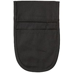 Uncommon Threads Unisex Pouch Apron for Restaurant and Work Uniform, Black