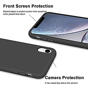 Case for Doogee S98 (6.30") with [2 X Tempered Glass Screen Protector], HHUAN Black Soft Silicone Anti-Scratch Shell TPU Bumper Phone Cover for Doogee S98 - Lone Wolf