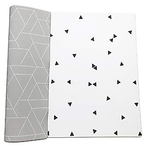 Ofie Mat by LITTLE Bot, Soft Baby Play mat, Reversible Foam Floor mat, Waterproof, 6.5 ft x 4.5 ft, Durable and Non-Toxic (Zen line, Large)