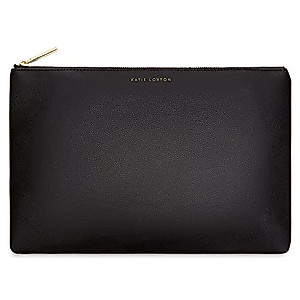 KATIE LOXTON You Got This Womens Large Vegan Leather Baby Pouch Organizer in Black