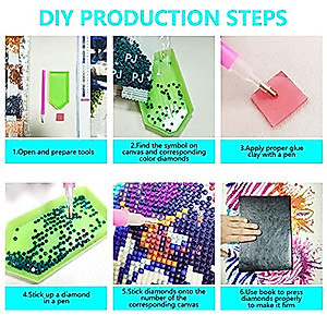 Carpaton Custom 5D DIY Diamond Painting Kits Full Drill for Adults,Personal Customized Gifts,Personalized Diamond Art for Home Wall Decor (11.7x11.7inch/30x30cm, Round Drill)