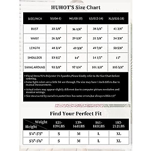 HUHOT Long Dresses for Women Womens Summer Dresses Maxi Dress Womens Spring Dresses Womens Sundresses