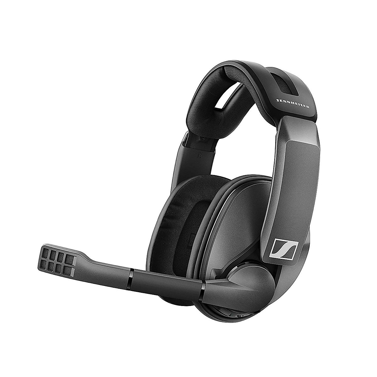 Sennheiser GSP 370 Over-Ear Wireless Gaming Headset, Low-Latency Bluetooth,Noise-Cancelling Mic, Flip-to-Mute, Audio Presets - PC, Mac, Windows, and PS4 Compatible - Black (Renewed)