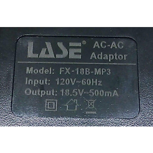 LASE Replacement Aftermarket Power Behringer Supply for Xenyx, Eurorack Mixers (FX-18B-MP3)