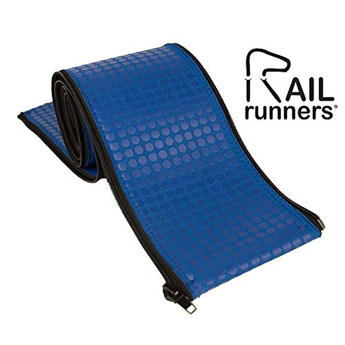 Rail Runners Blue In-ground Swimming Pool Ladder & Handrail Cover | 8-Ft-by-1.9-Inches Diameter Piece | Slip Resistant Grip | Keeps Railings Cool in The Sun | Durable Nylon Material