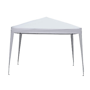 Waterproof 10'x10' Pop Up Canopy Wedding Tent with Sides - Outdoor Folding Commercial Gazebo Canpy Tent White