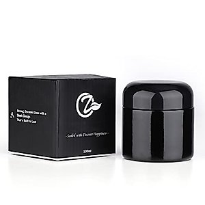 OZCHIN Glass Jar w/Airtight Lid 100ml Airtight Canisters for Kitchen, Food Storage Container with Lid for Serving Tea, Coffee, Spice and More (100ml)